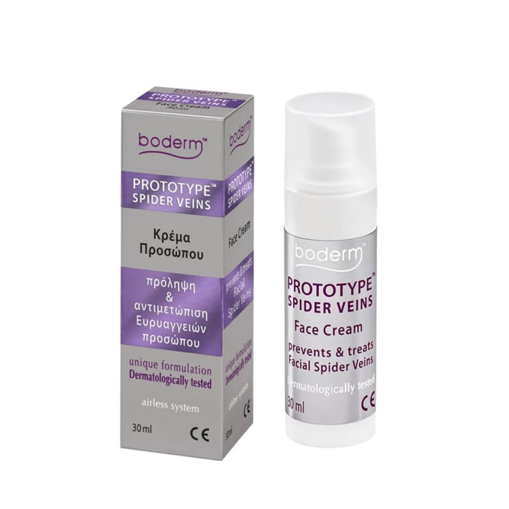 Boderm Prototype Spider Veins Face Cream - Κρέμα Προσώπου Κατά Των Ευρ – Think Pharmacy