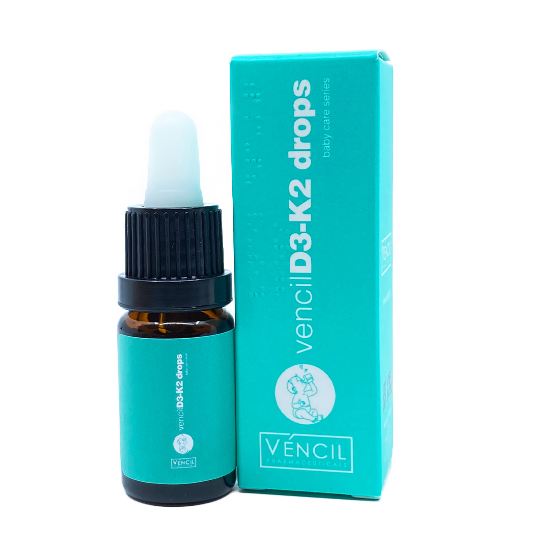 Vencil D3 - K2 Drops - Συμπλήρωμα Διατροφής D3 & Κ2 Σε Σταγόνες Για Πα ...