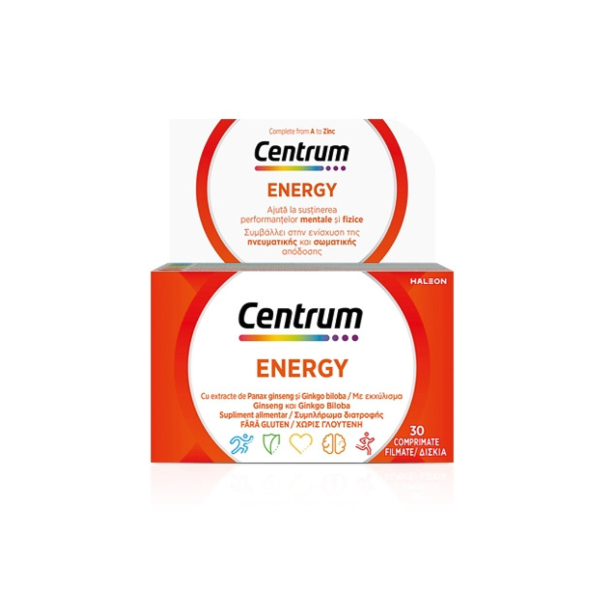 Centrum Energy - Συμπλήρωμα Διατροφής Πολυβιταμίνης Για Ενέργεια, 30 τ ...