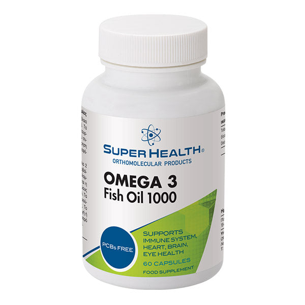 Super Health Omega 3 Fish Oil 1000mg - Συμπλήρωμα Διατροφής Ωμέγα 3, 6 ...