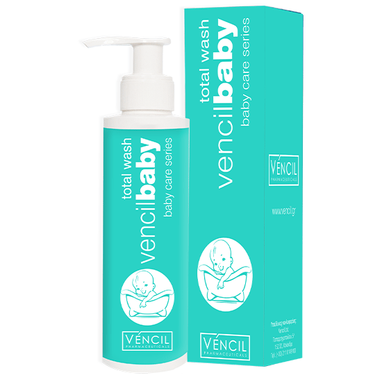 Vencil Baby Total Wash - Υγρό Καθαρισμού Για Βρέφη, 400ml – Think Pharmacy