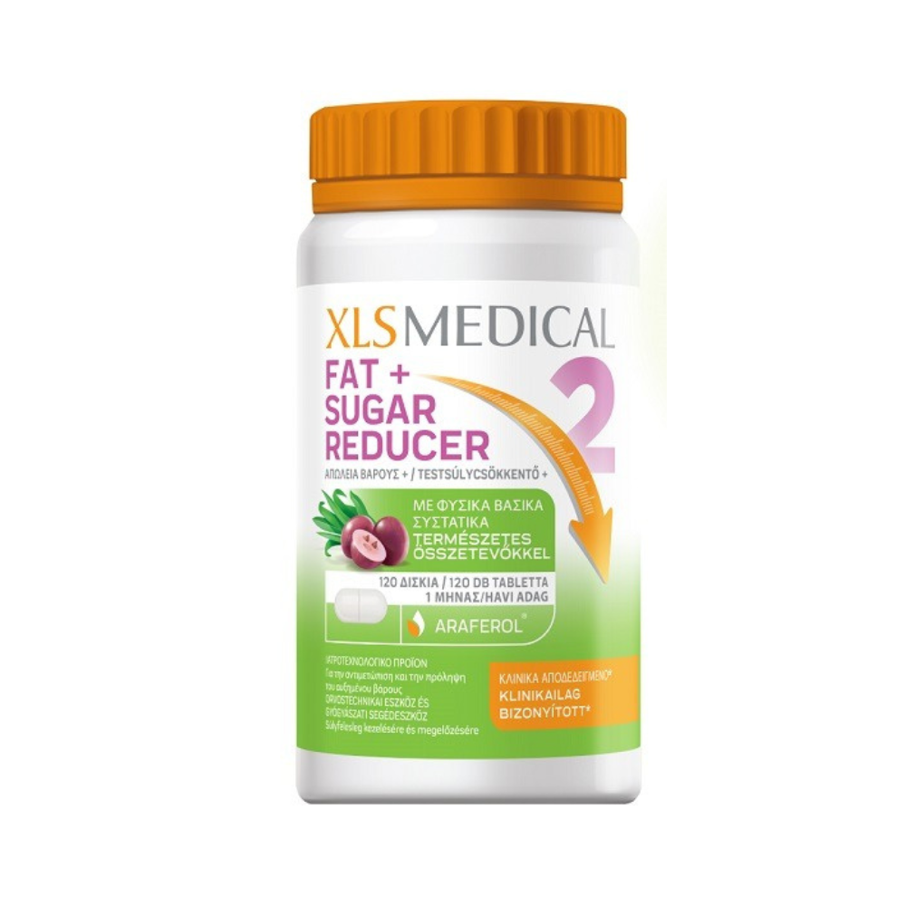 XLS Medical Fat & Sugar Reducer - Συμπλήρωμα Διατροφής Για Αδυνάτισμα ...
