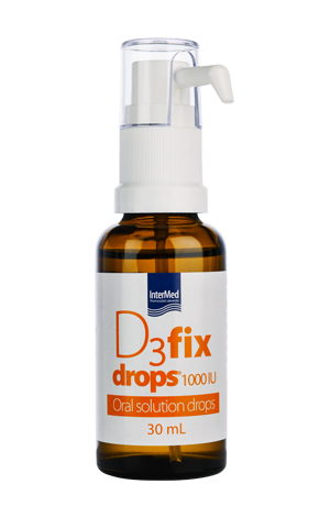 Intermed D3 Fix Drops 1000iu - Συμπλήρωμα Διατροφής Βιταμίνης D3 Σε Στ ...