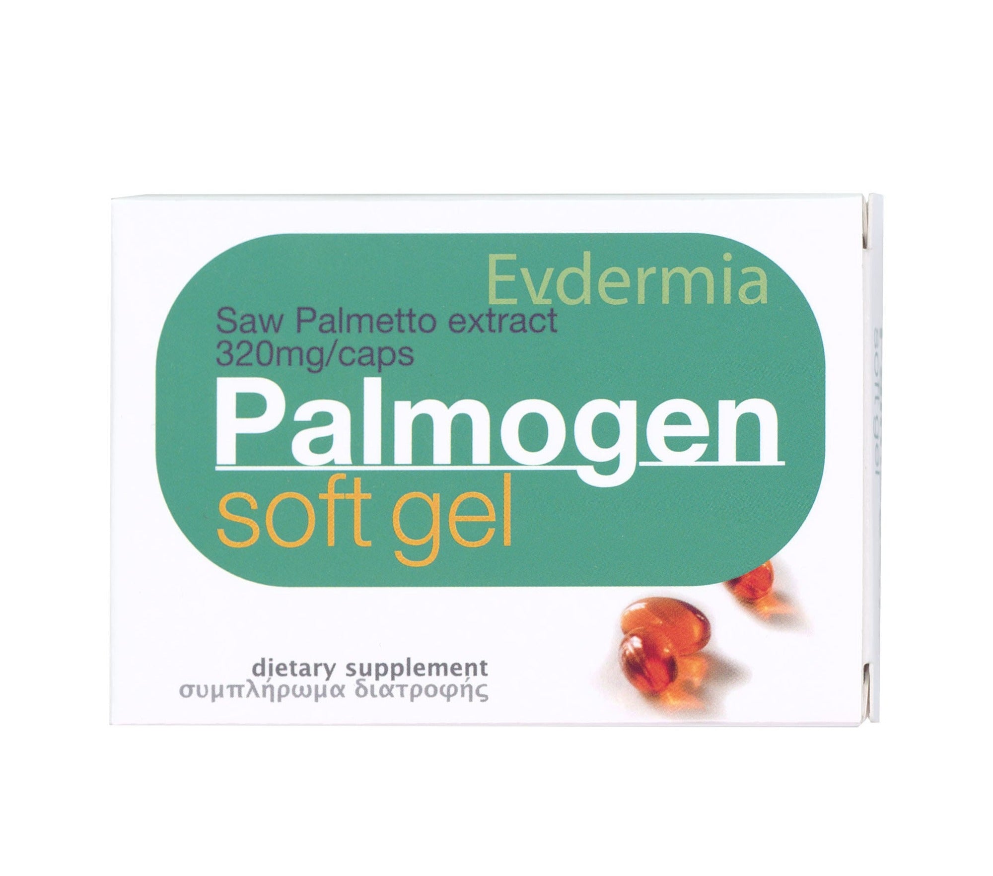 Evdermia Palmogen Soft Gel 320mg - Συμπλήρωμα Διατροφής Κατά Της Τριχό ...