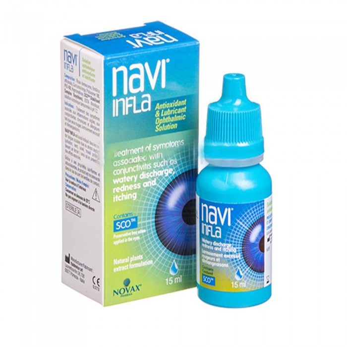 Novax Pharma Navi Infla Eye Drops - Αντιοξειδωτικό & Λιπαντικό Οφθαλμι ...